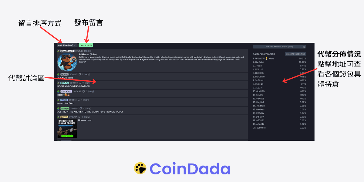 Pump.Fun 是什麼？如何發幣、交易？最新風險解析｜Pump.Fun 完整介紹 | CoinDada 幣答